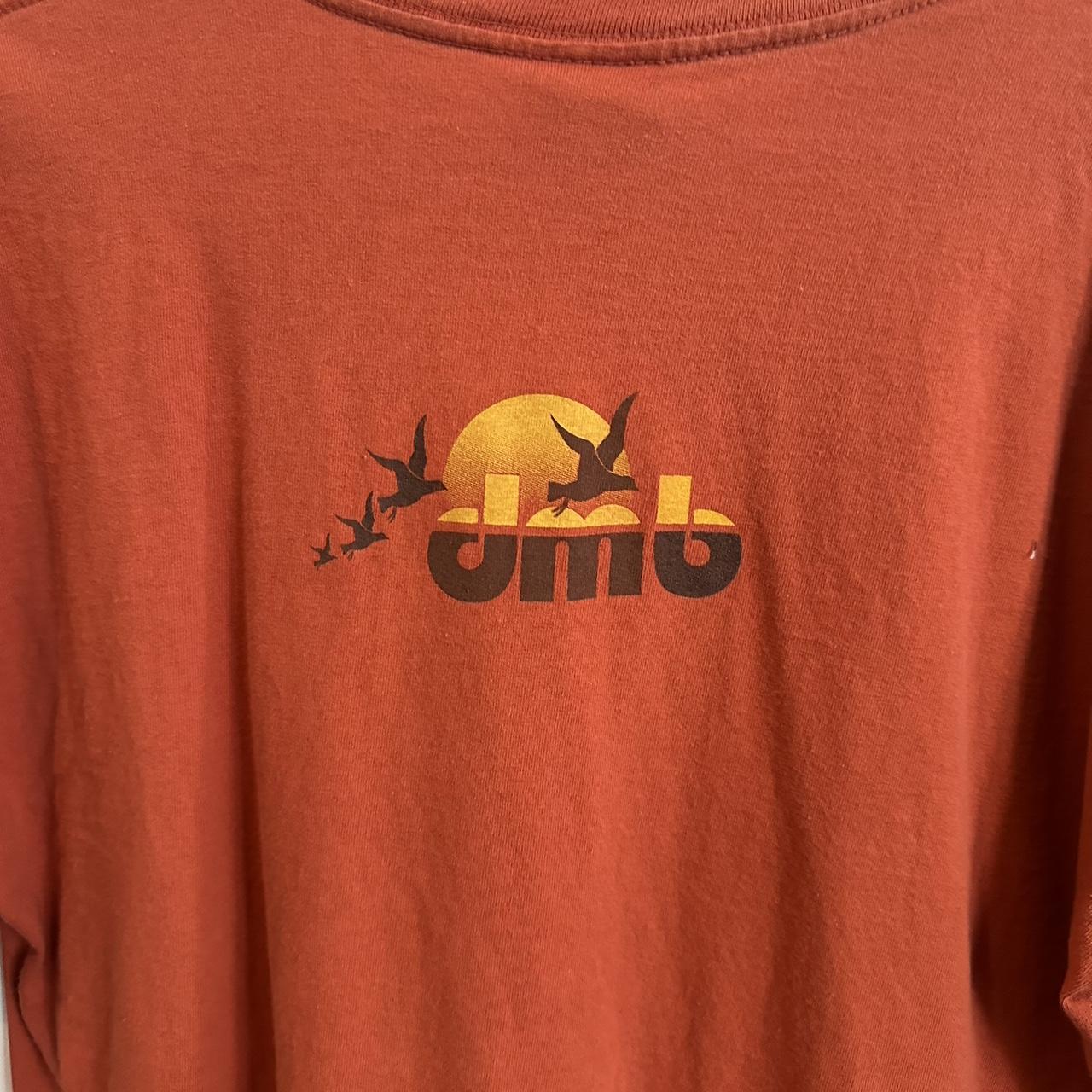 vintage orange Dave Matthew’s Band tee! -super... - Depop