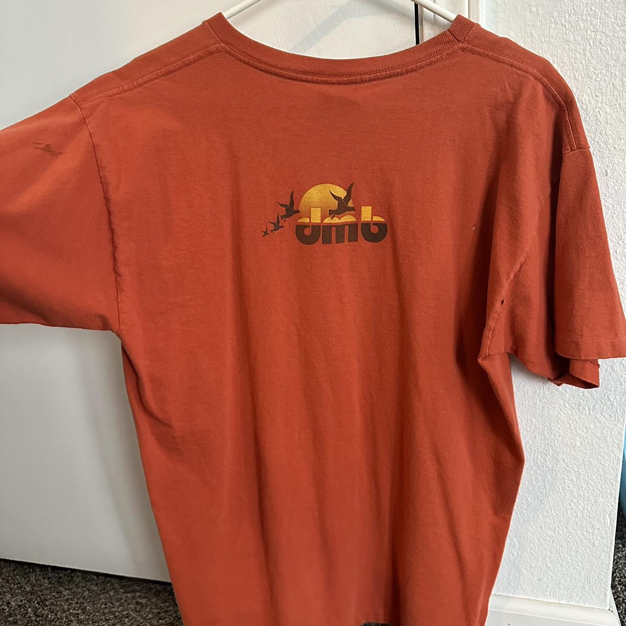 vintage orange Dave Matthew’s Band tee! -super... - Depop