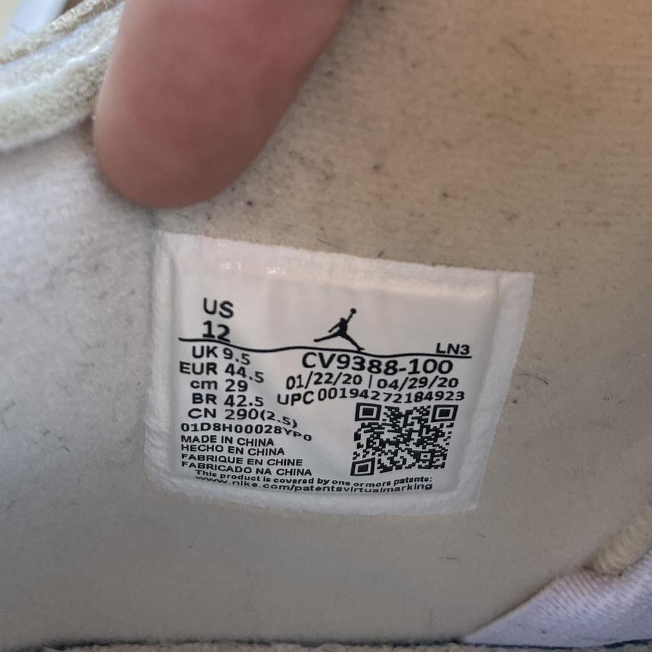 Off-White Air Jordan 4 SP 'Sail' Men’s size 12 - Depop