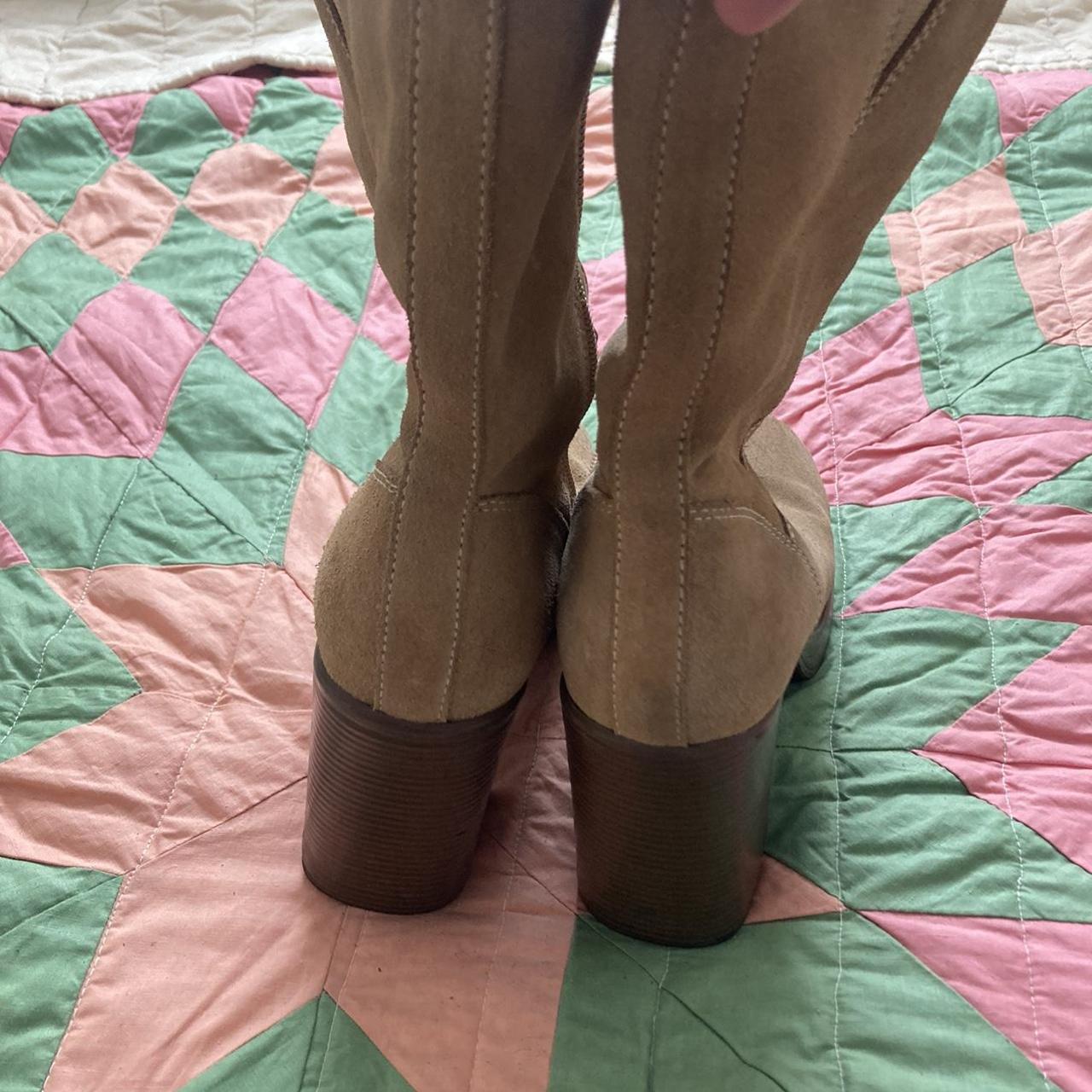 KILLER y2k chunky heel suede boot. I’m obsessed with... - Depop
