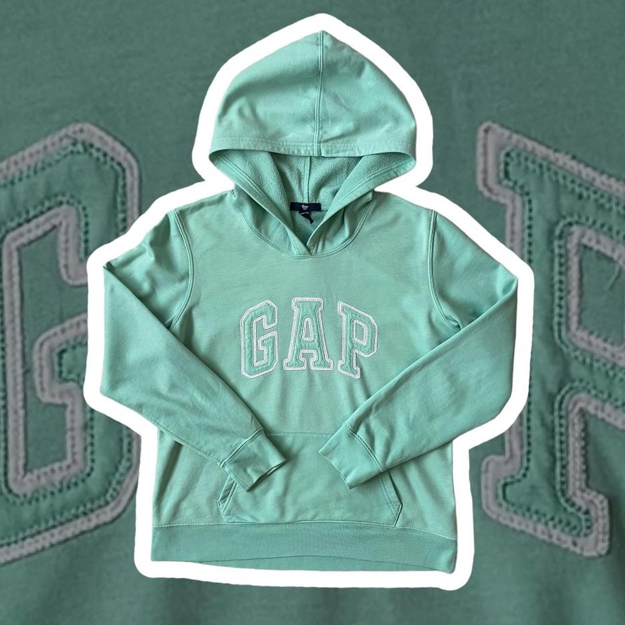 Modern Late 00s GAP Embroidered Hoodie ️ ️Size:... - Depop