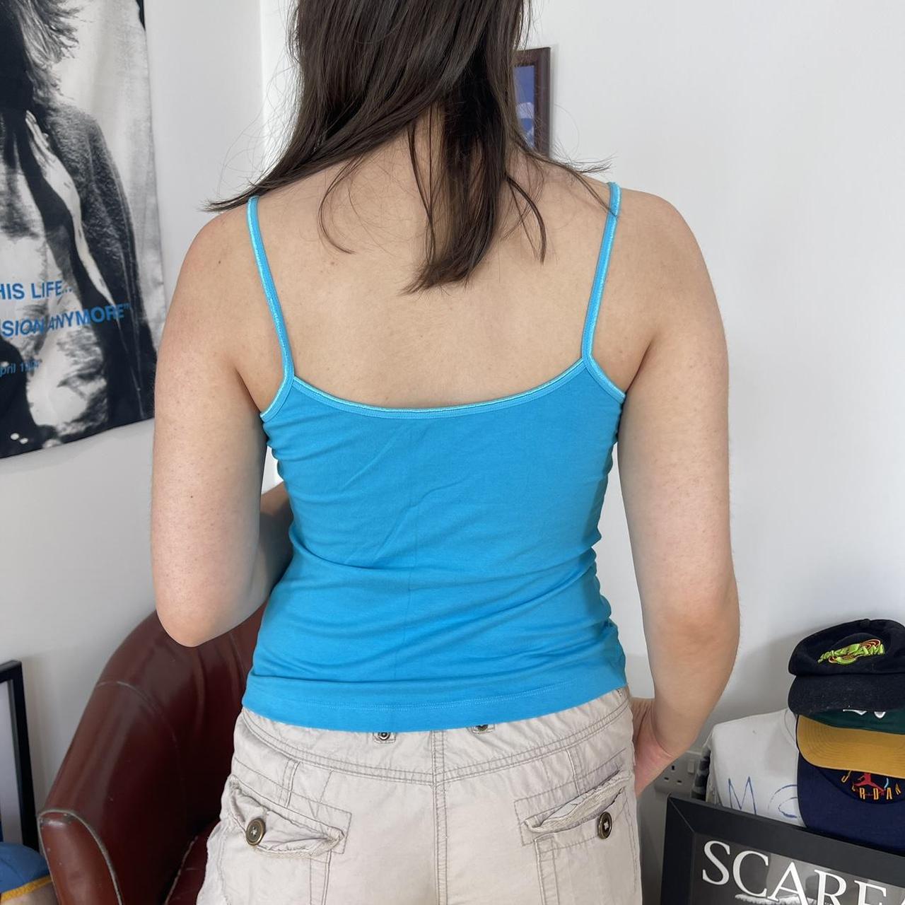 Summer Blue Urban Vest Top ️ ️size Depop