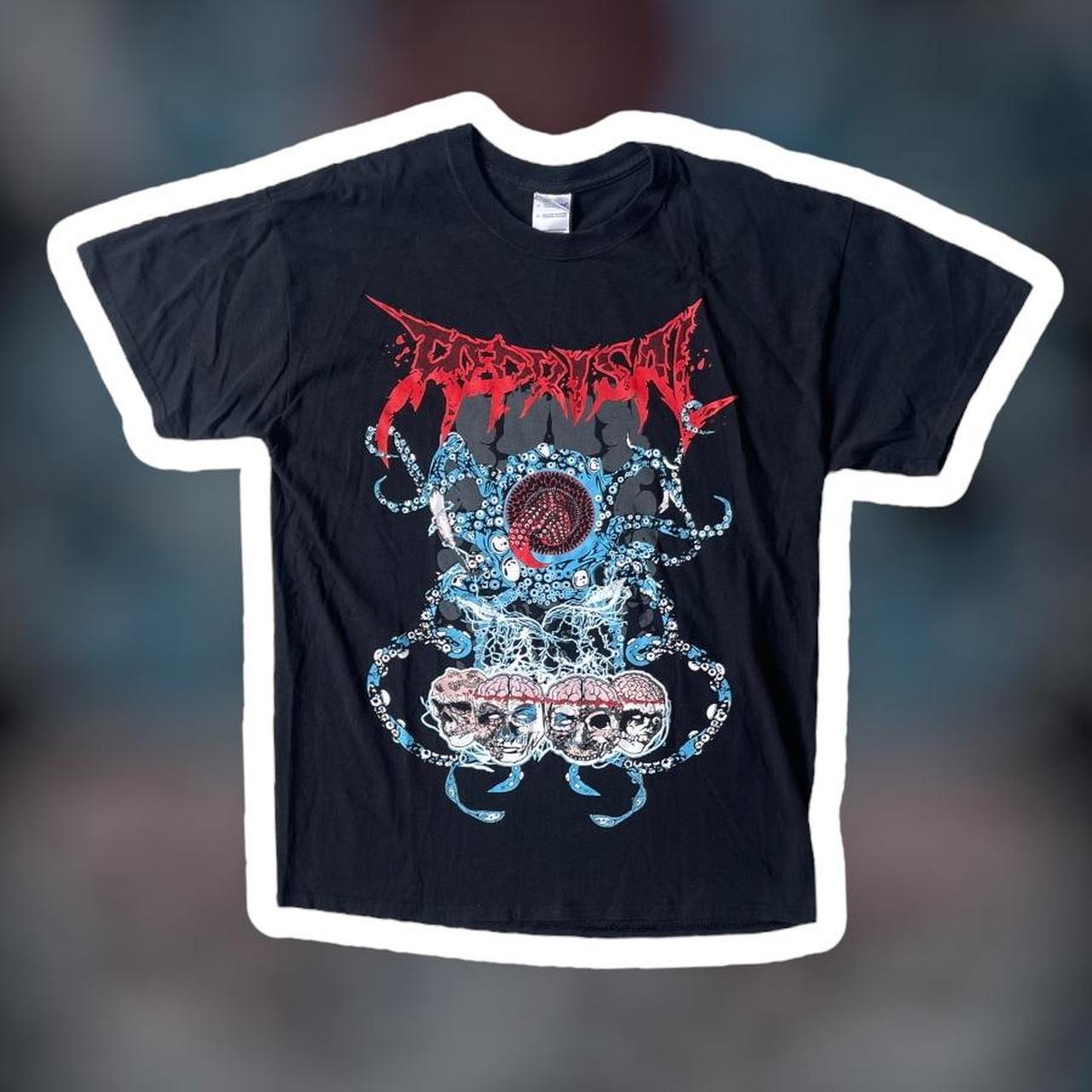 00s Gothic Heavy Metal Tour Band Tee ️ ️Size: Large... - Depop