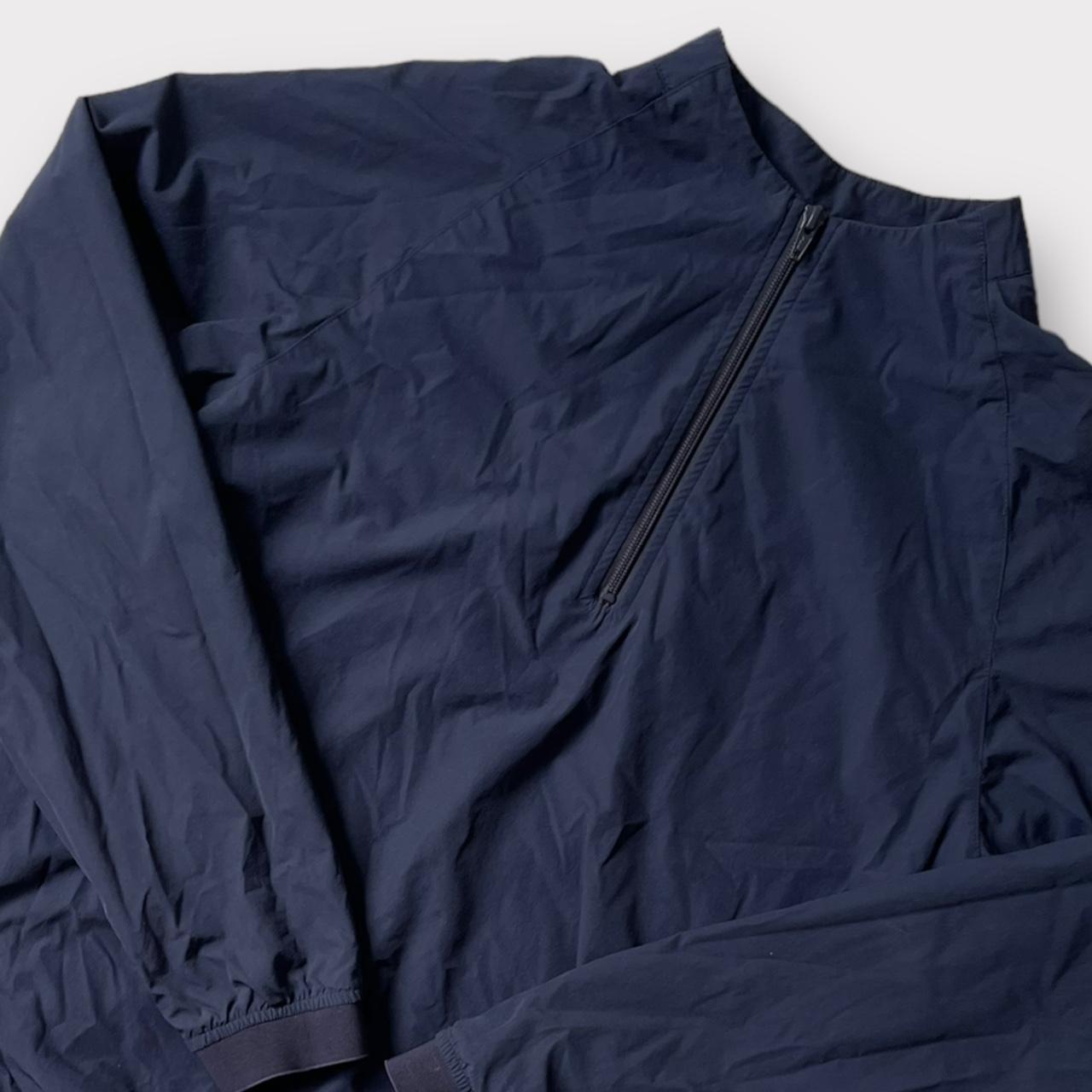 ARNE Smart Zip-up 1/4 Navy Slim Jacket ️ ️Size:... - Depop