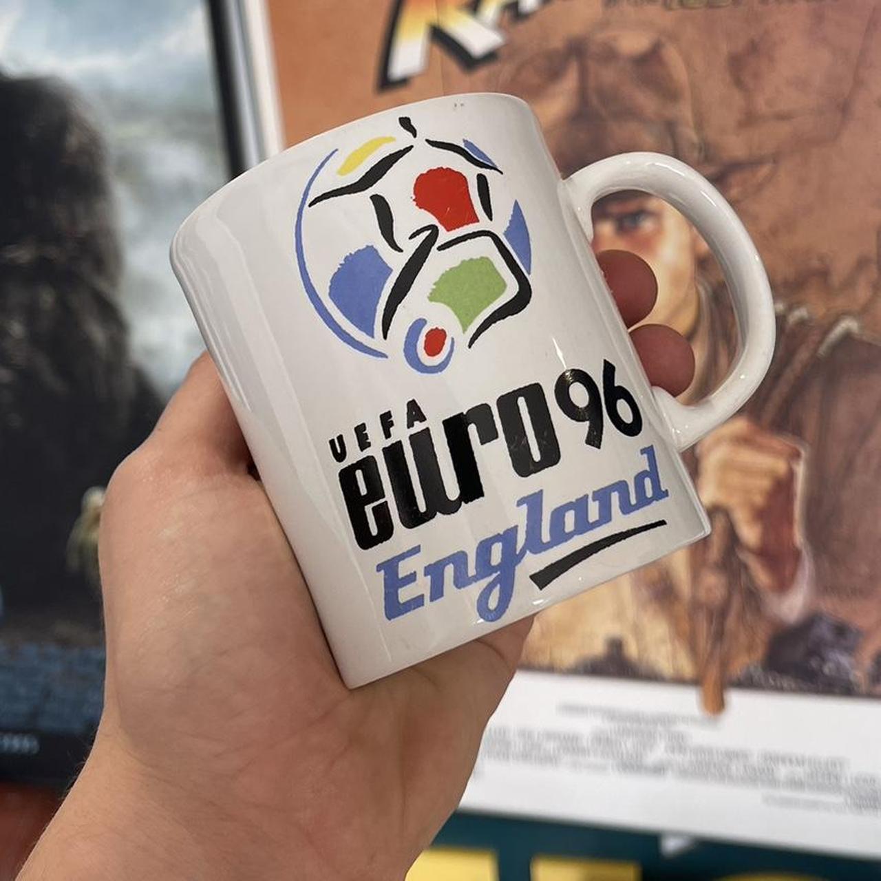 Vintage 90s Euro 1996’ England Football Team Prem... - Depop