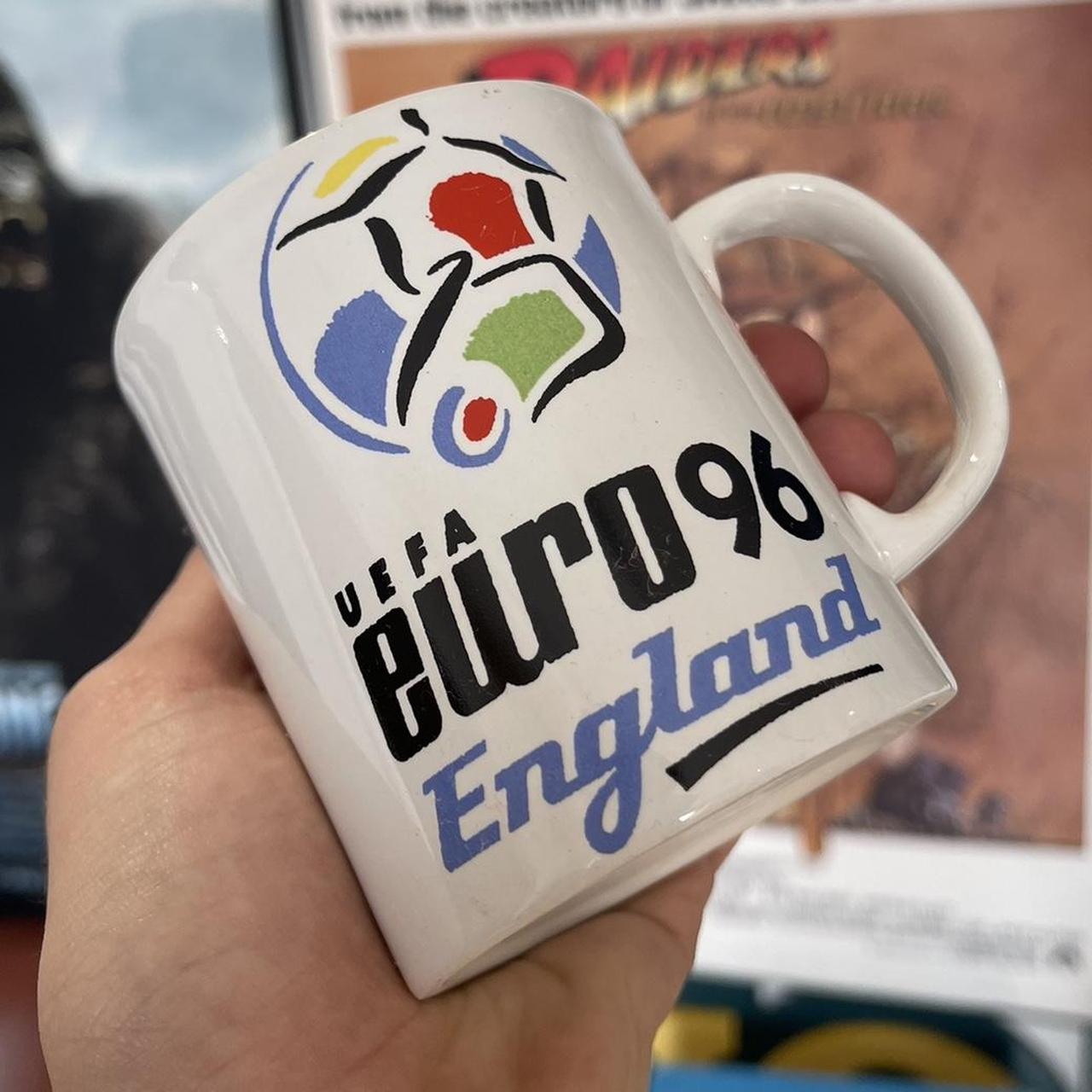 Vintage 90s Euro 1996’ England Football Team Prem... - Depop