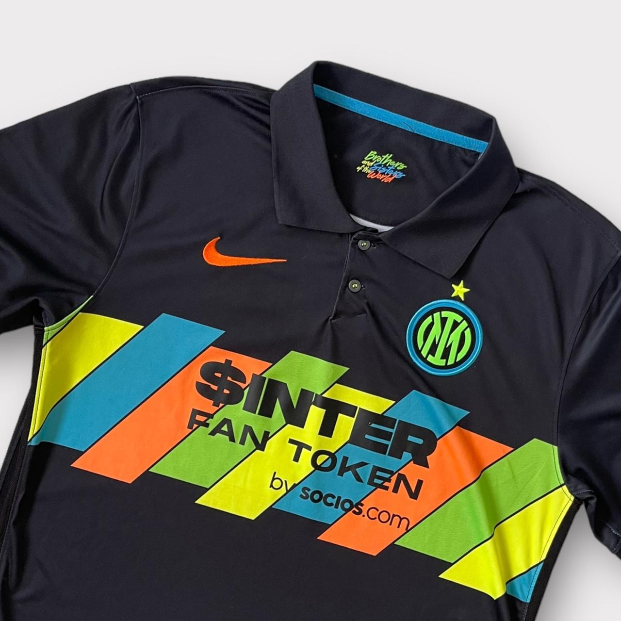 Inter Milan Football Team x Nike 2021/22 Third 3rd... - Depop