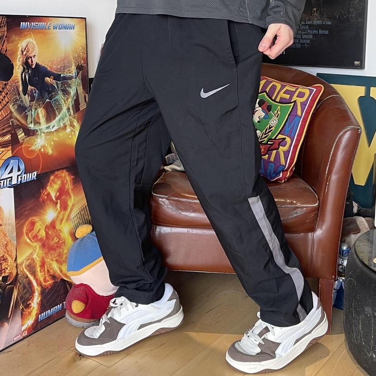 Nike Dri-fit Y2K NIKE BAGGY WIDE LEG TRACKSUIT... - Depop