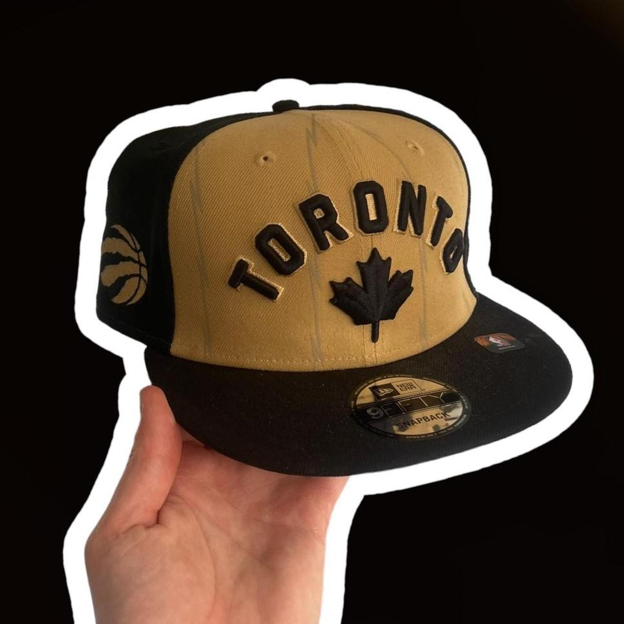 Toronto Raptors NBA Creme Black Baseball Cap Hat... - Depop
