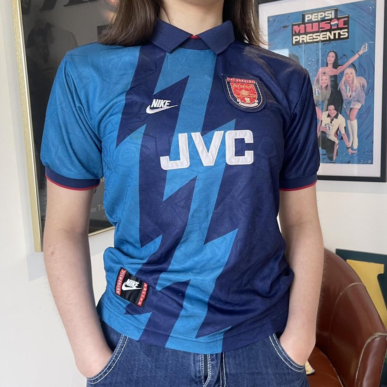 Vintage 90s Arsenal Football Club x Nike 1995/96... - Depop