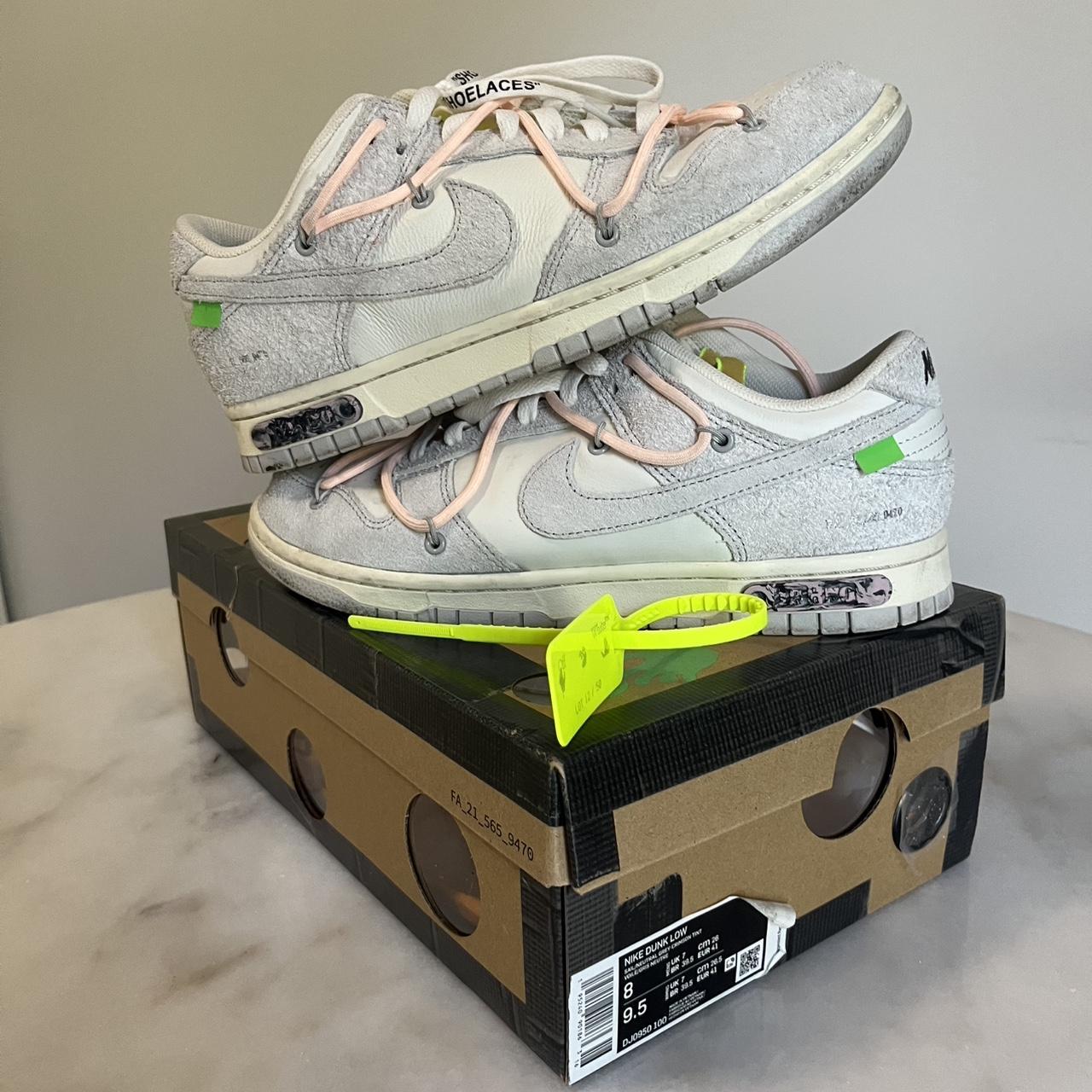 Nike Off-White Lot 12 Dunk Lows (Damaged Box) - Depop