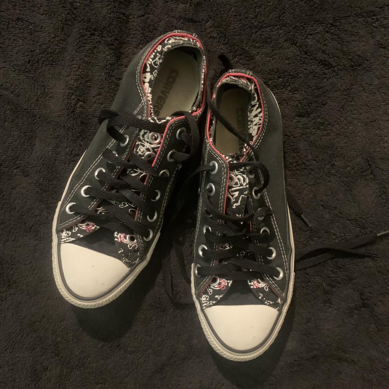 Super cute emo converse!! 🖤 Had these sitting in... - Depop