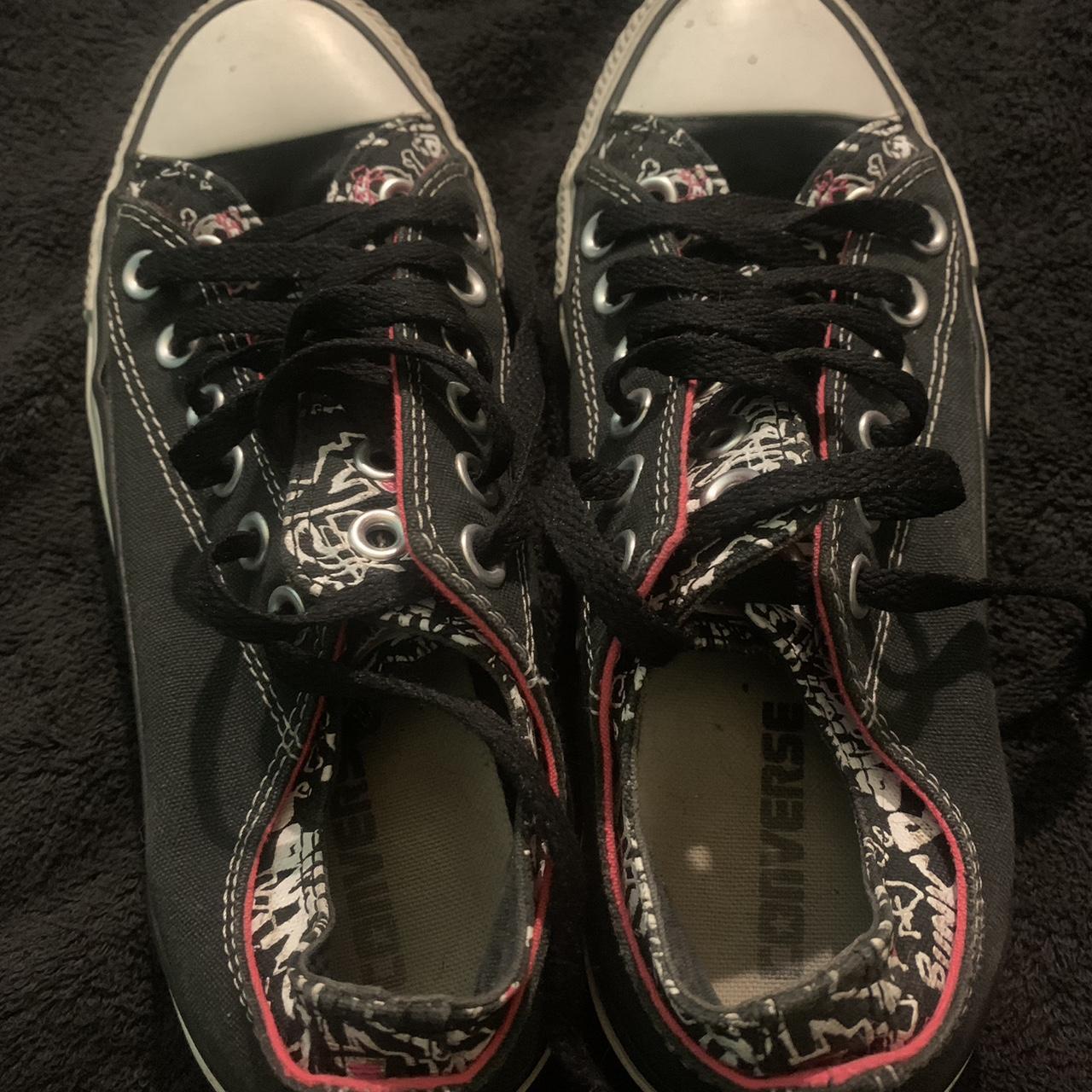 Super cute emo converse!! 🖤 Had these sitting in... - Depop