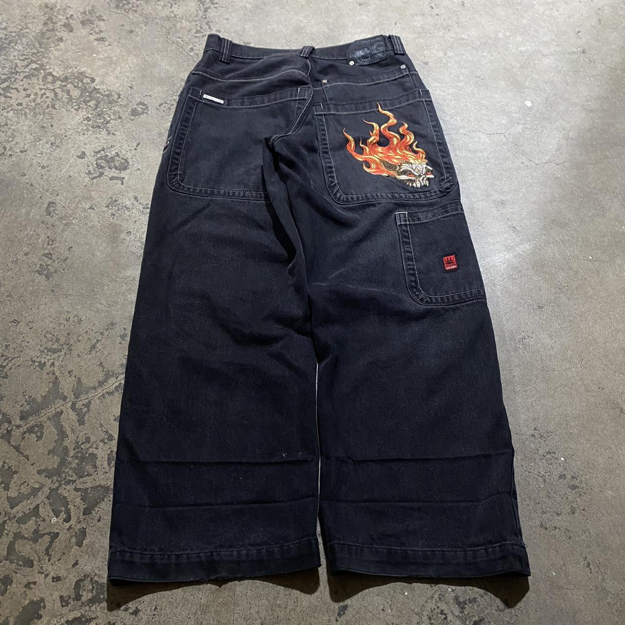 JNCO Flaming Skull Grail ‼️NOT ACTUAL PRICE DO NOT... - Depop