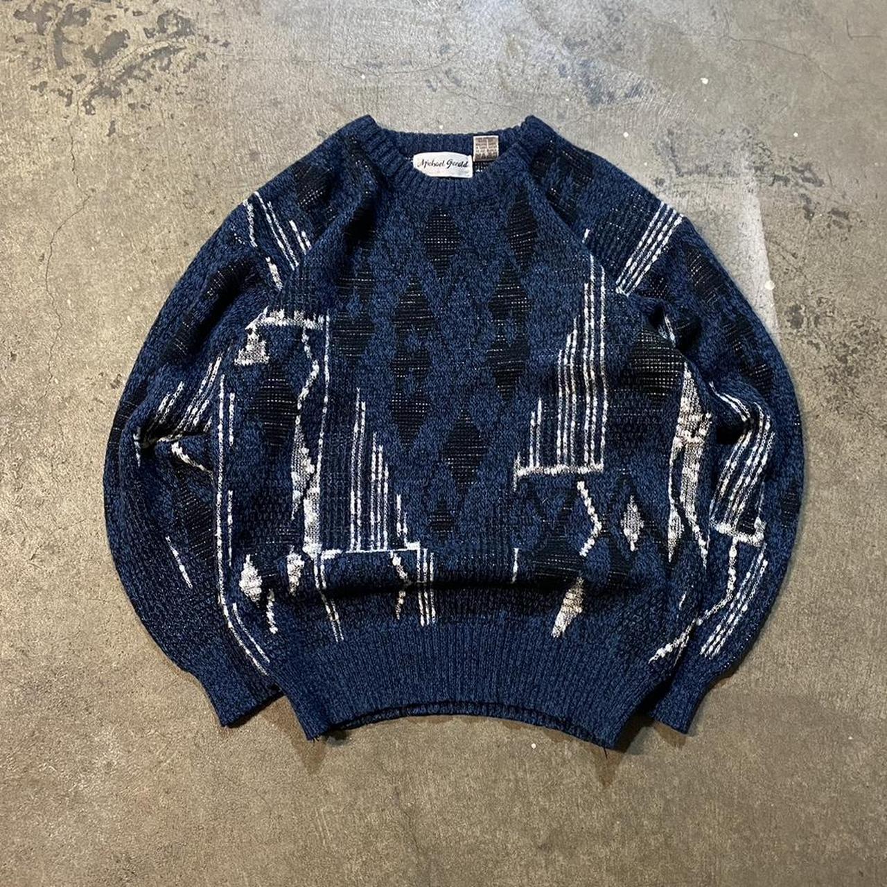 Coogi Like Knit Sweater Tagged size M, measured... - Depop