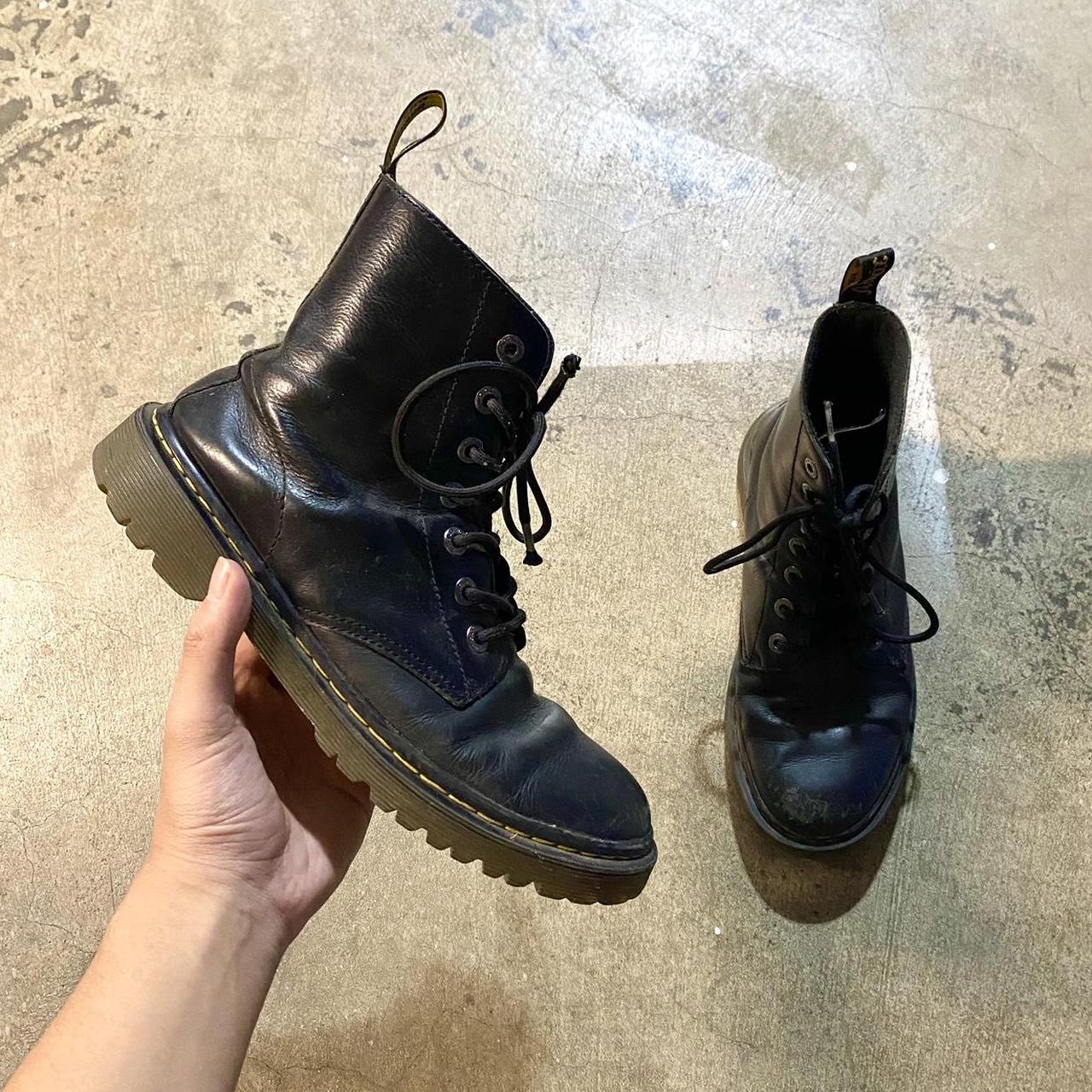 Vintage AirWair Doc Marten Boots Faded tag, fits... - Depop