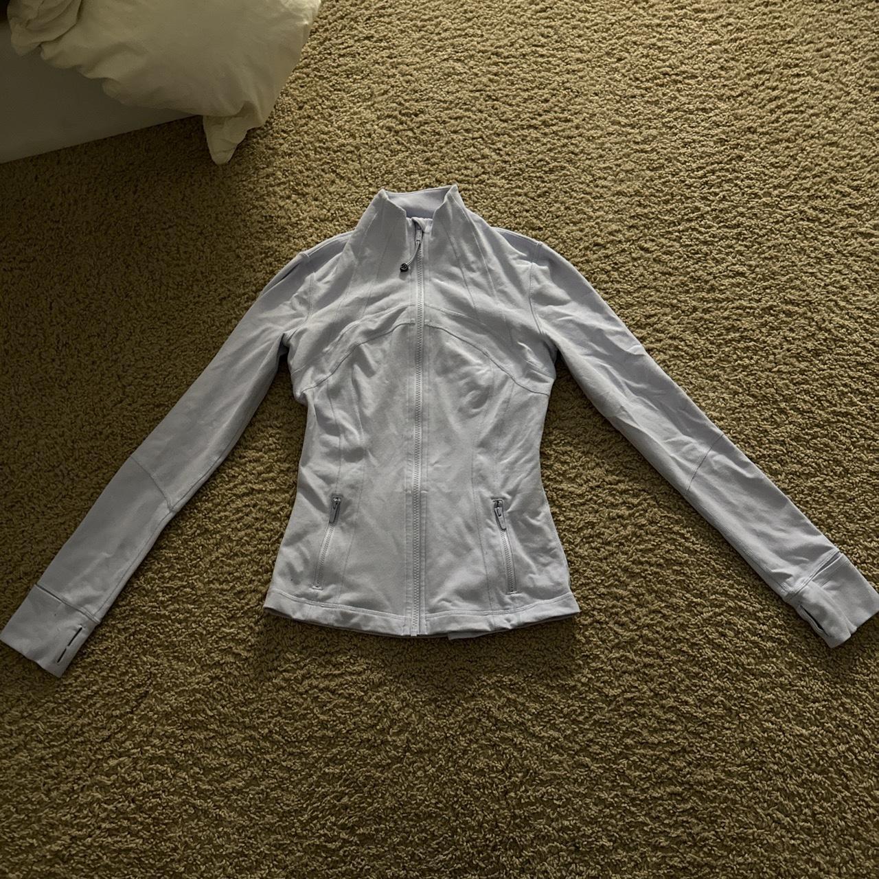 size 4 lululemon purple align jacket worn twice no... - Depop