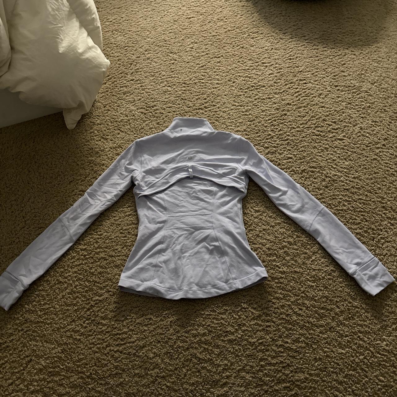 size 4 lululemon purple align jacket worn twice no... - Depop
