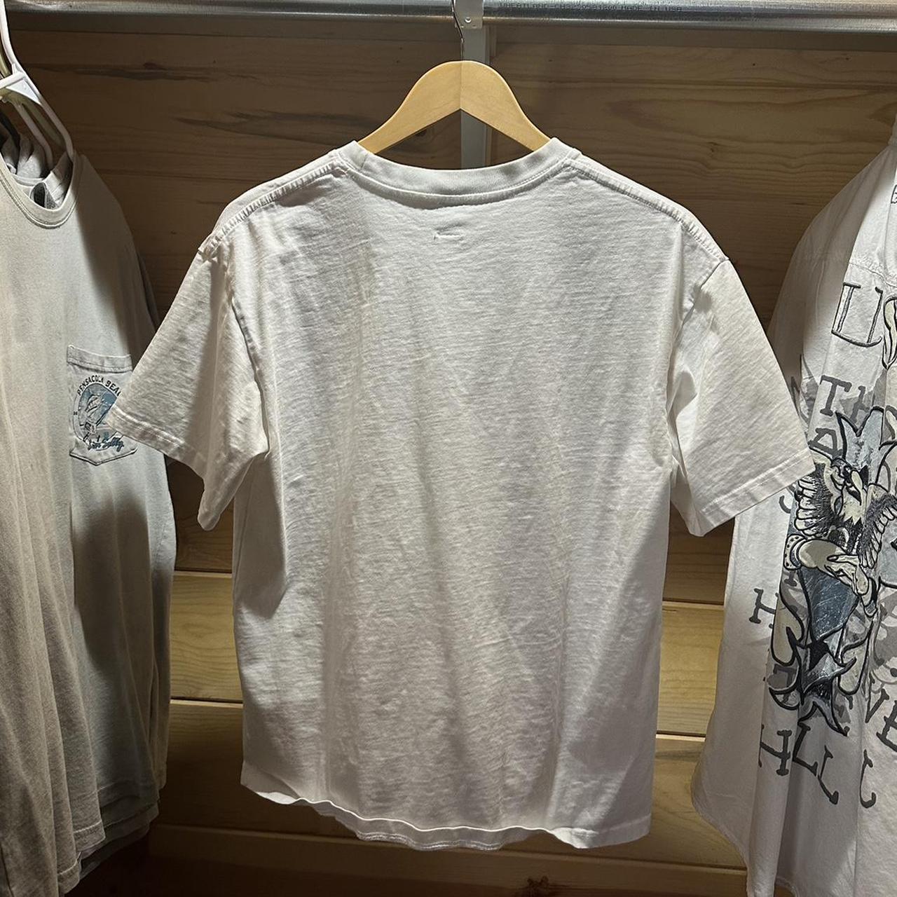 Sicko mew tee No flaws Navy and red price reflects... - Depop