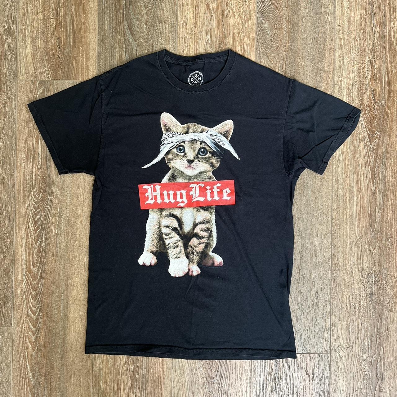 CAT Men's Black T-shirt | Depop