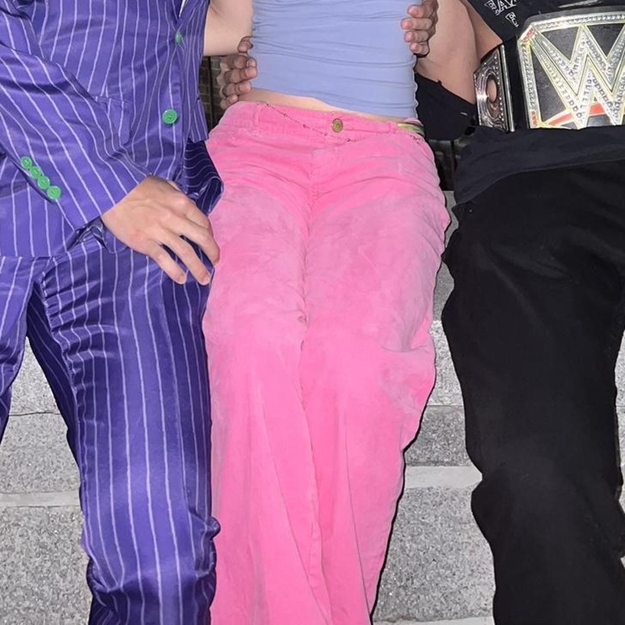 Lilly Pulitzer pink corduroy pants only worn once... - Depop