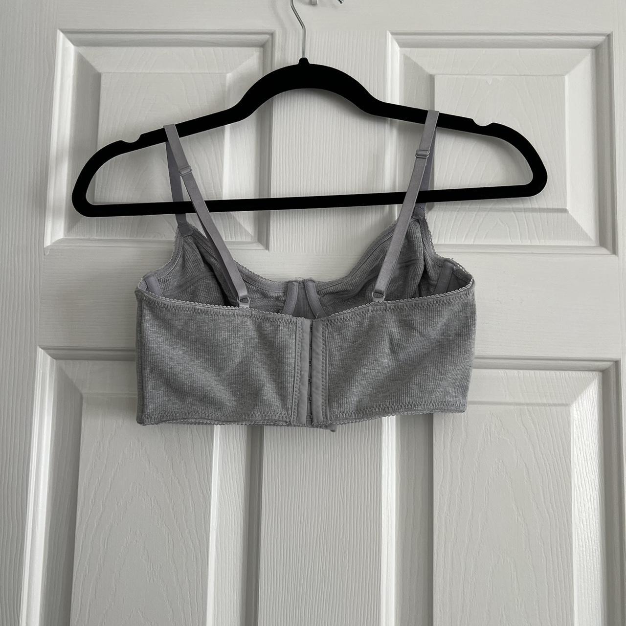 Light grey corset top Cute and comfy for going out - Depop