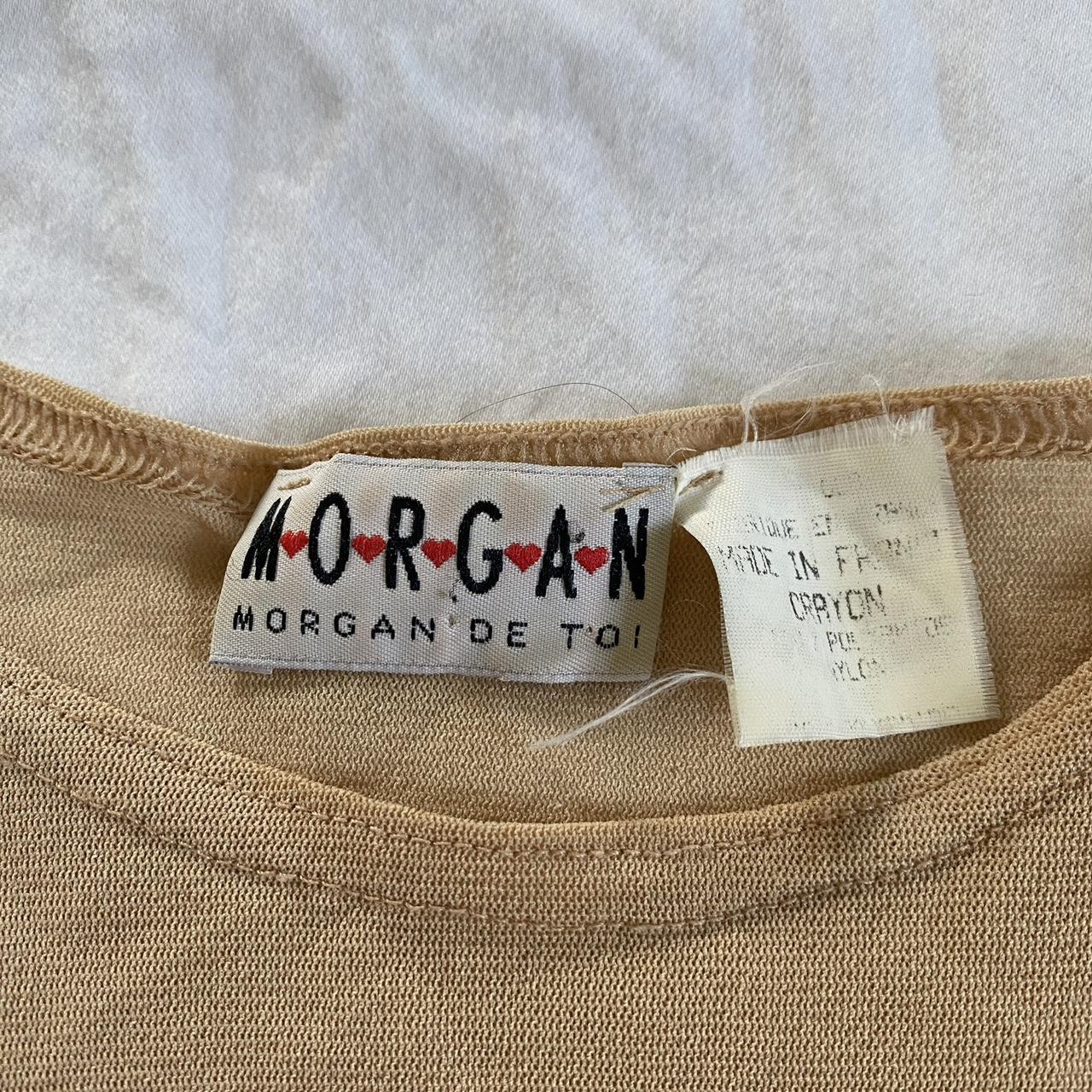 Morgan de toi micromesh top. Great for layering.... - Depop