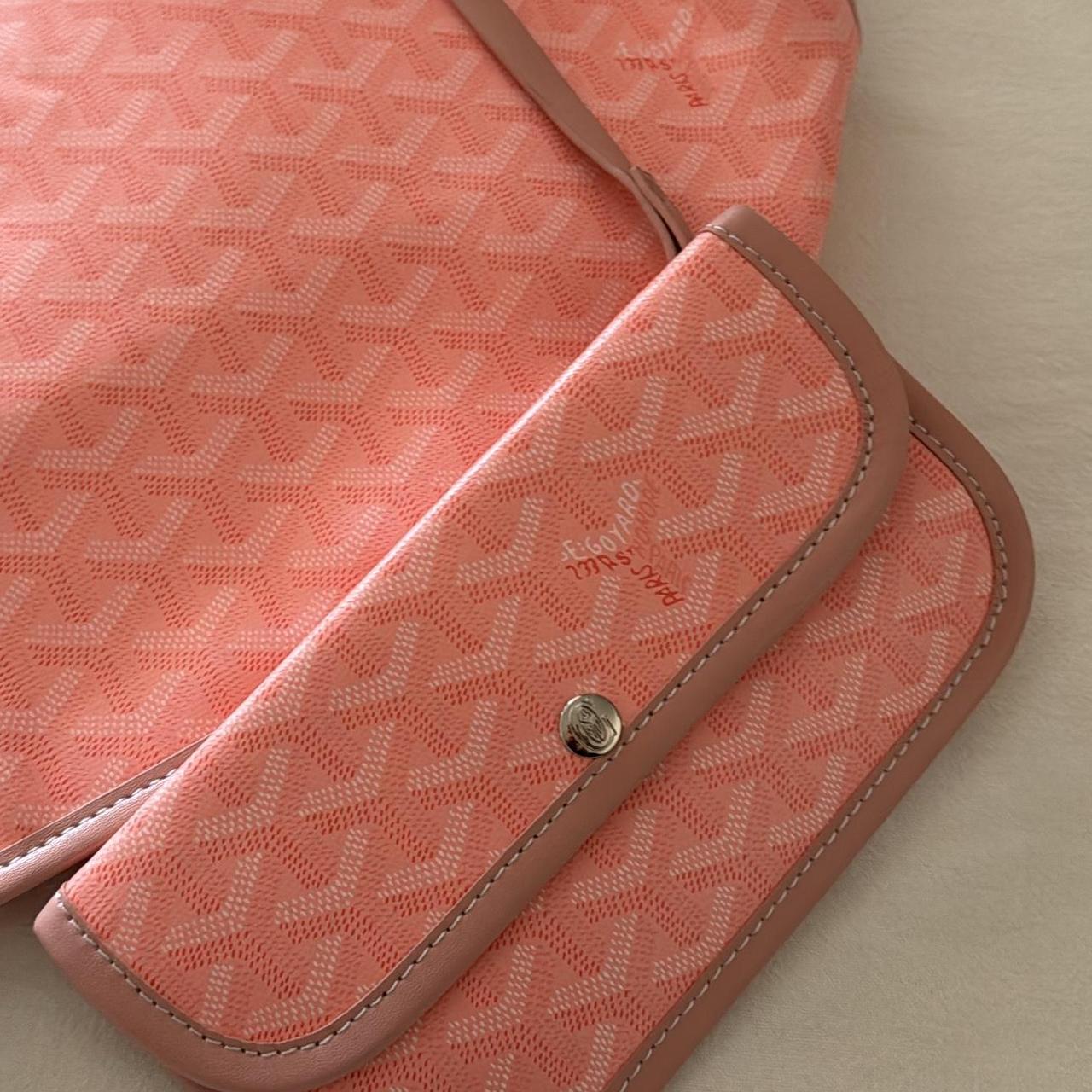 Pink (goyard) inspired tote - bought on offer up... - Depop