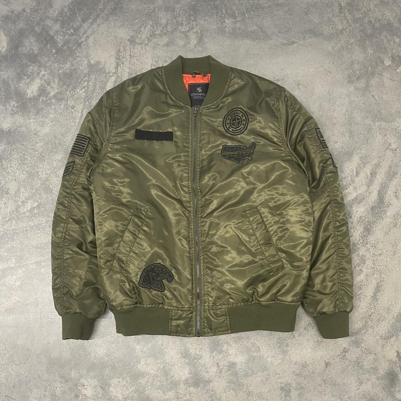 Southpole Bomber Flight Jacket Large 29 x... - Depop