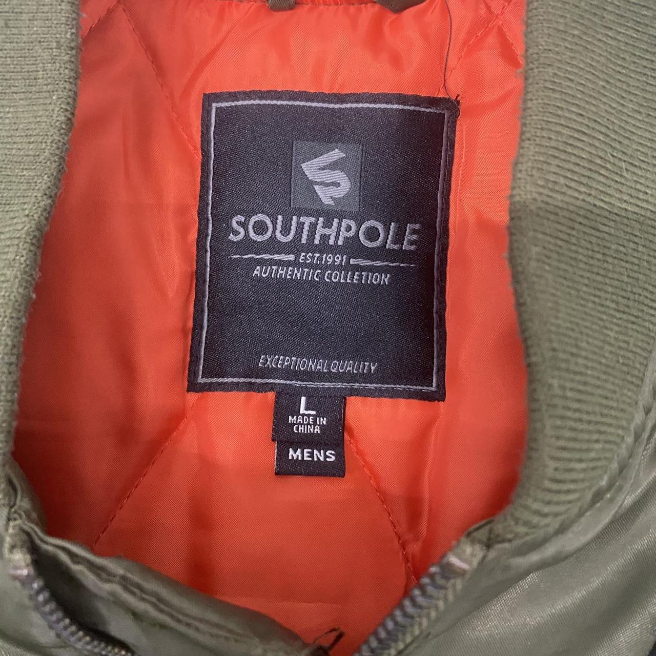 Southpole Bomber Flight Jacket Large 29 x... - Depop