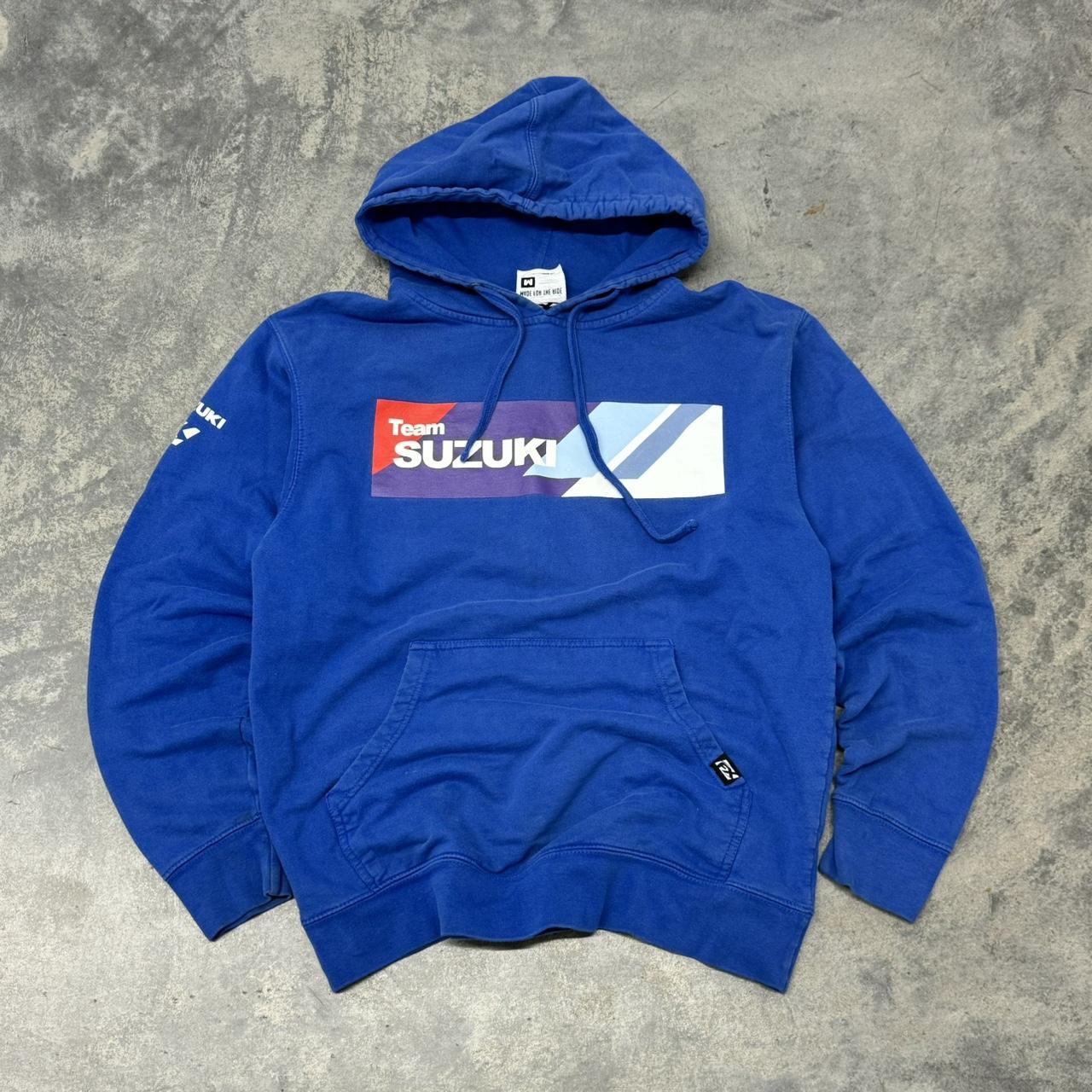 Y2k Suzuki Motorcycles Hoodie Medium 25 x... | Depop