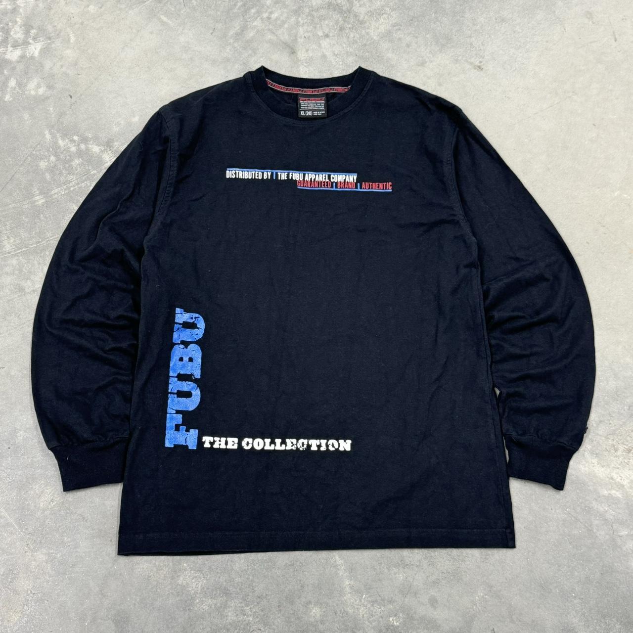 Vintage y2k Fubu Long Sleeve tee Large (tagged kids... - Depop