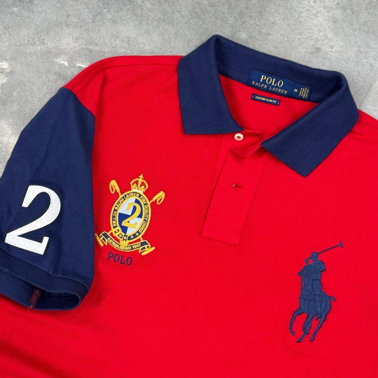 Y2k Polo Ralph Lauren Chief Keef Big Pony Polo... | Depop