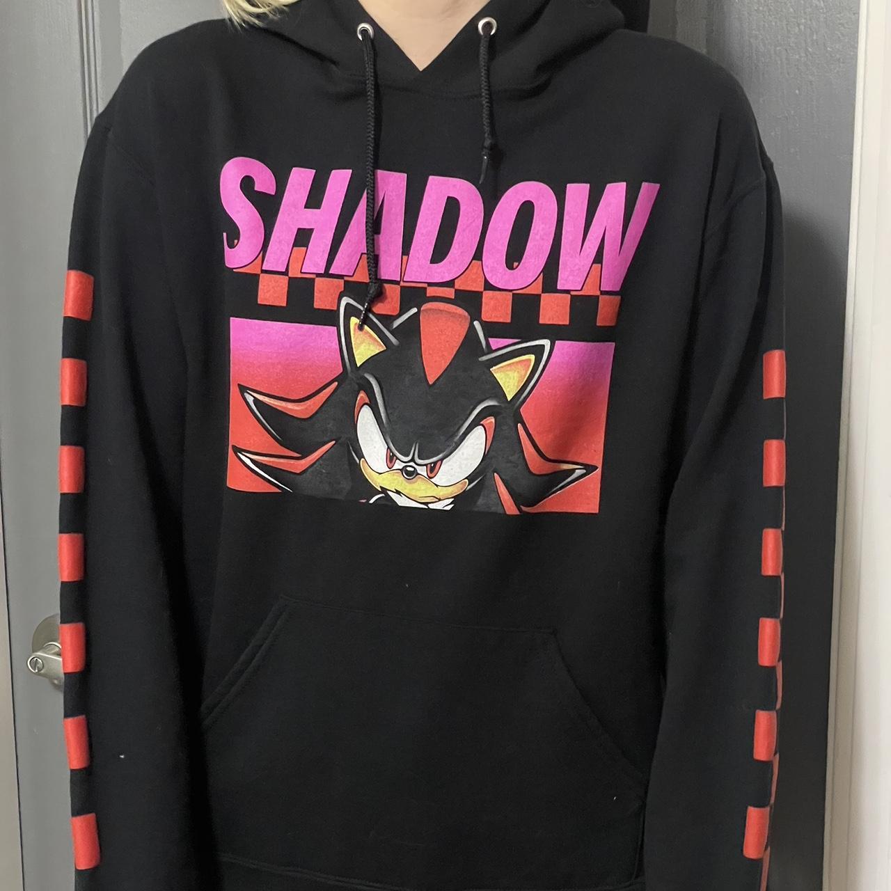 Hot topic Sonic the Hedgehog Shadow pullover hoodie.... - Depop