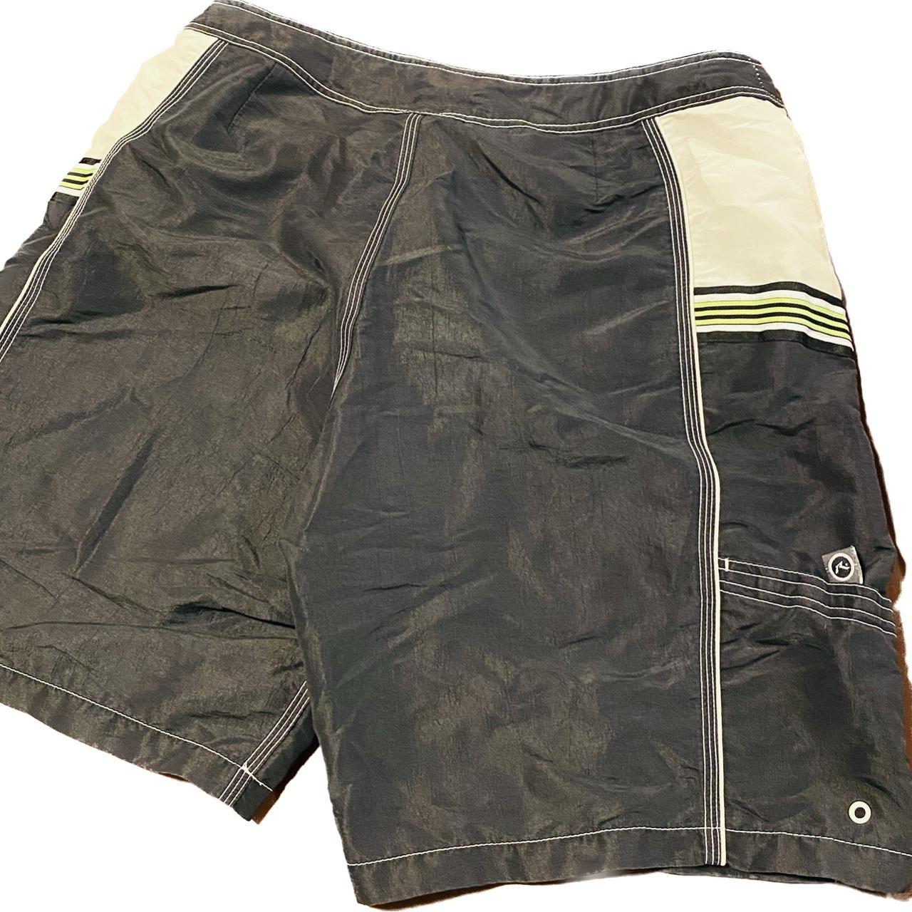 Rusty Men's Black and Yellow Shorts | Depop