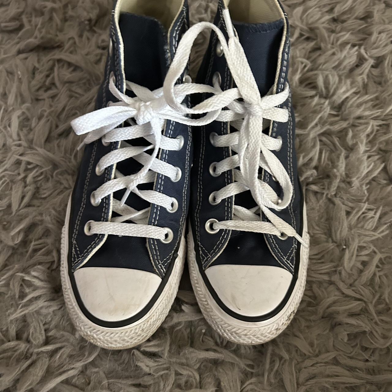Women's Navy Trainers | Depop