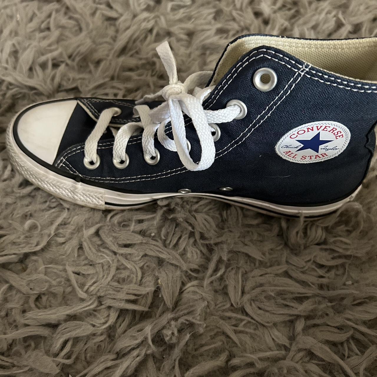 Women's Navy Trainers | Depop