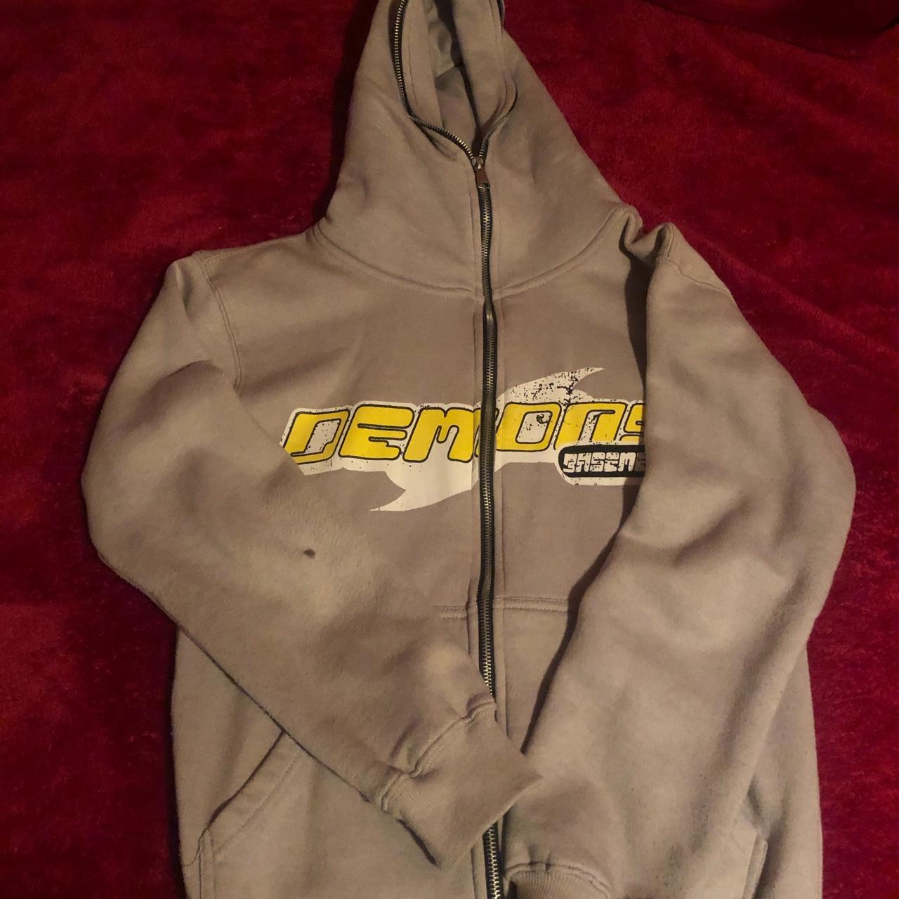 Demons basement full zip Small stain on sleeve (in... - Depop