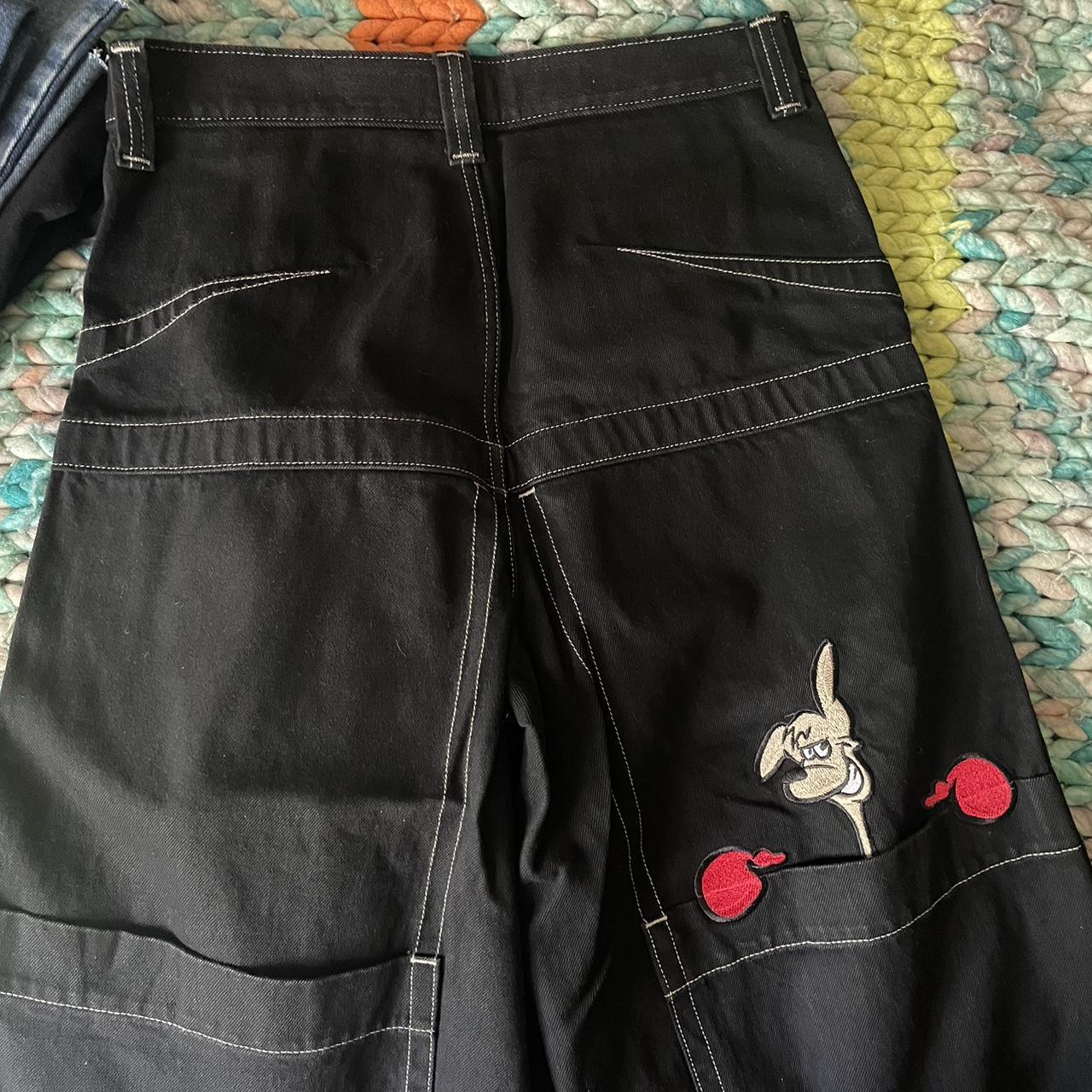 jnco kangaroo jeans signs of wear with some... - Depop