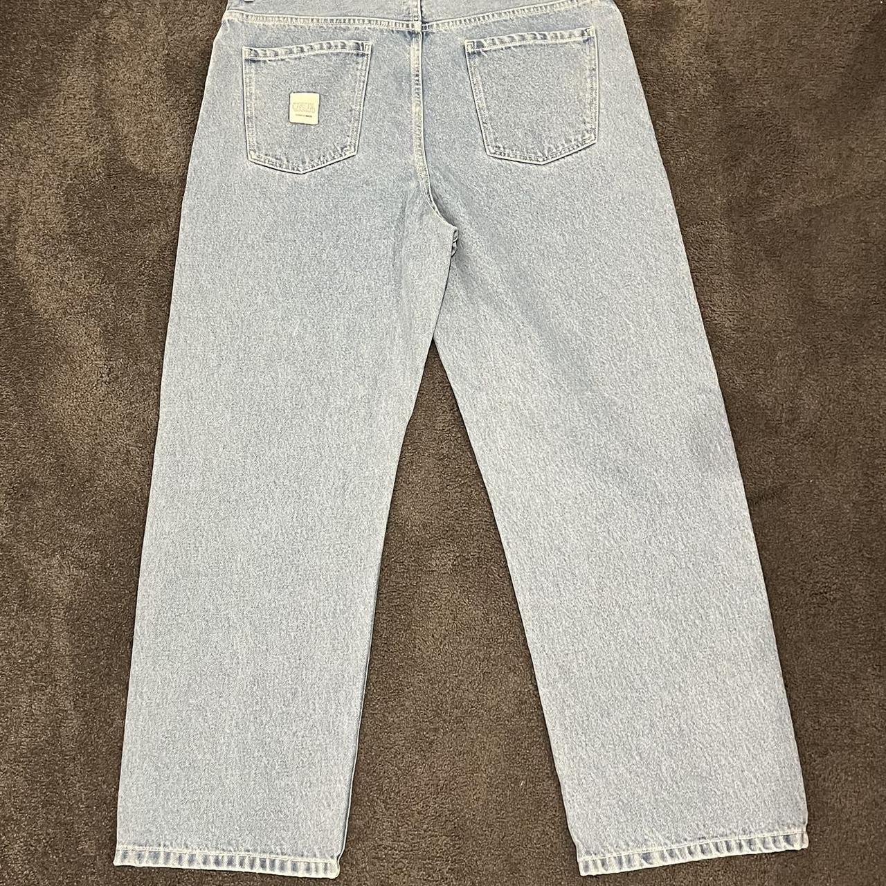 Push Pull Blue Jeans Brand New Large Sold out and no... - Depop