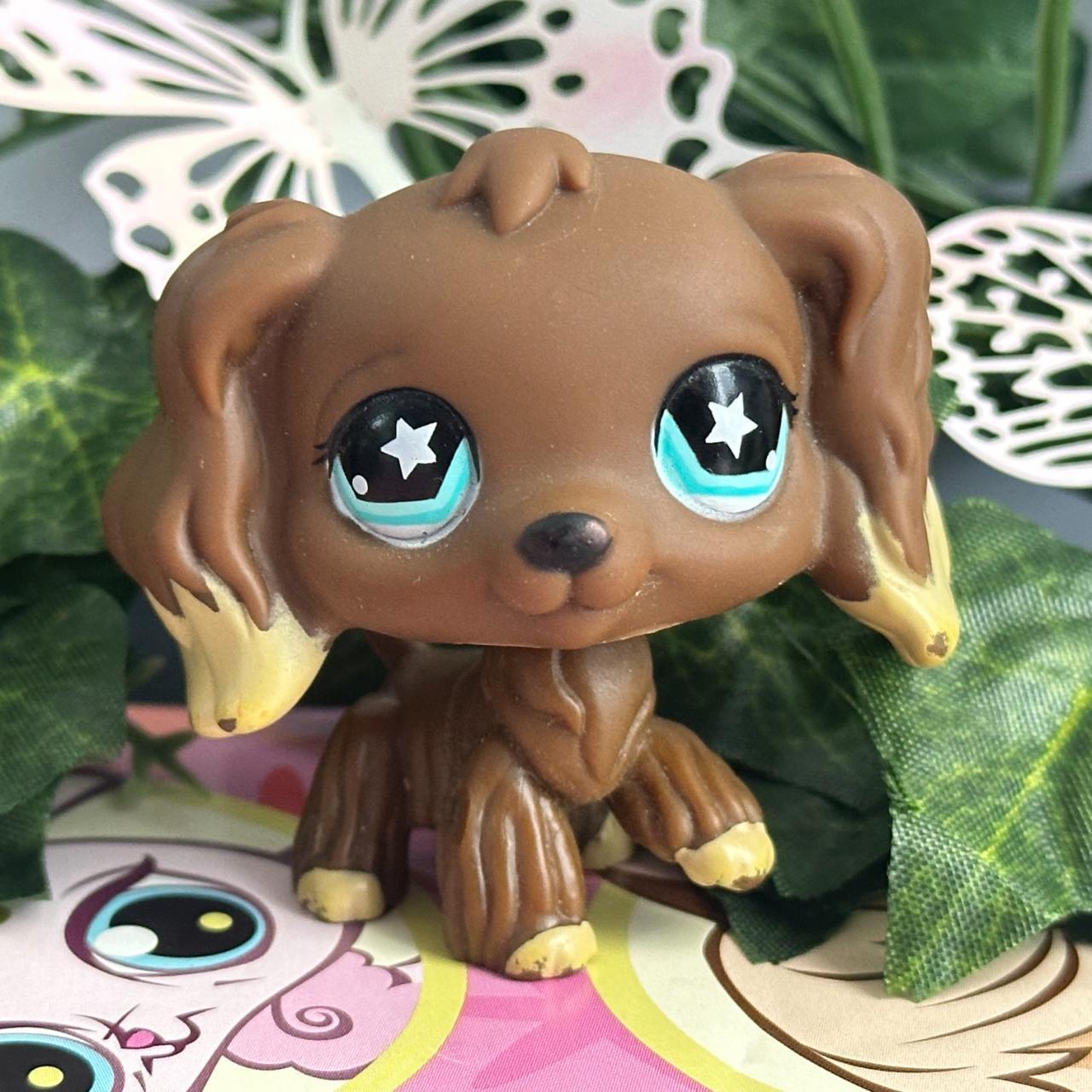 Littlest Pet Shop LPS 960 Brown Yellow Cocker... | Depop