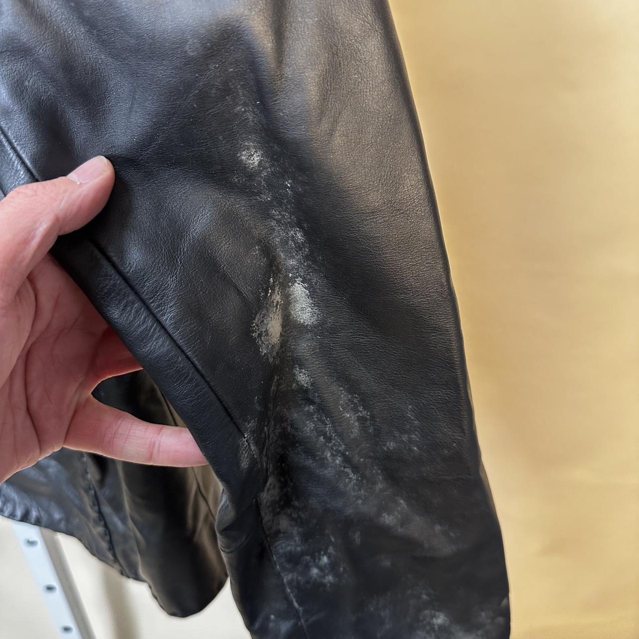 Woman’s French Leather Jacket Has some flaws on... | Depop
