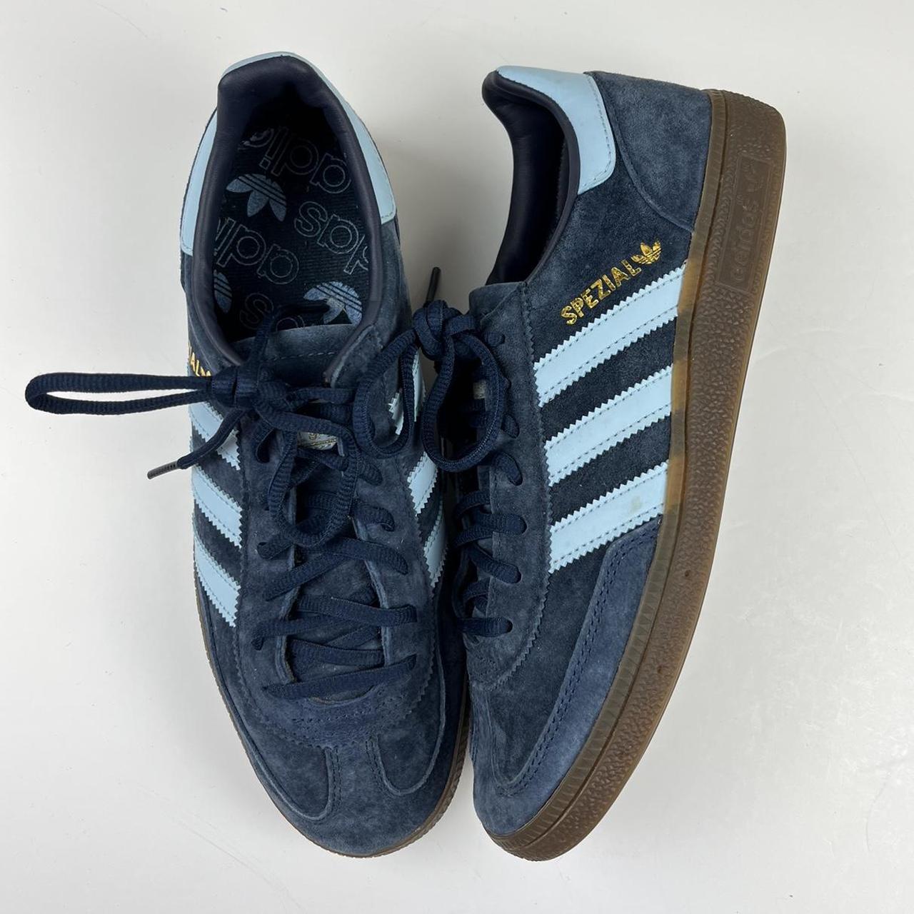 Adidas Spezial Navy Blue / Light Blue US 7.5... - Depop