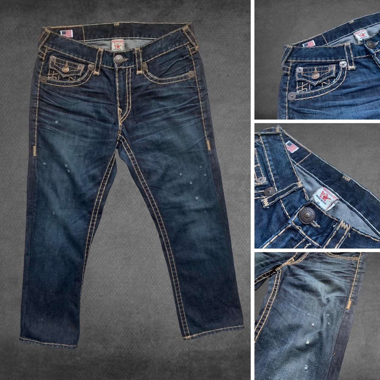 Vintage Pair of No.1 Tab True Religion Jeans, These... - Depop