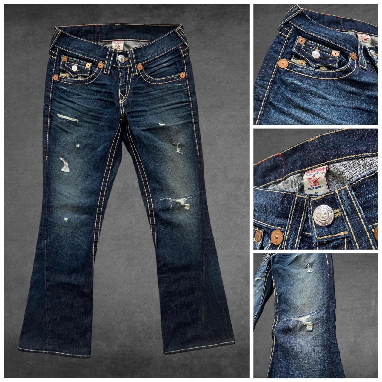 True Religion Rainbow Joey Jeans, These are a... - Depop