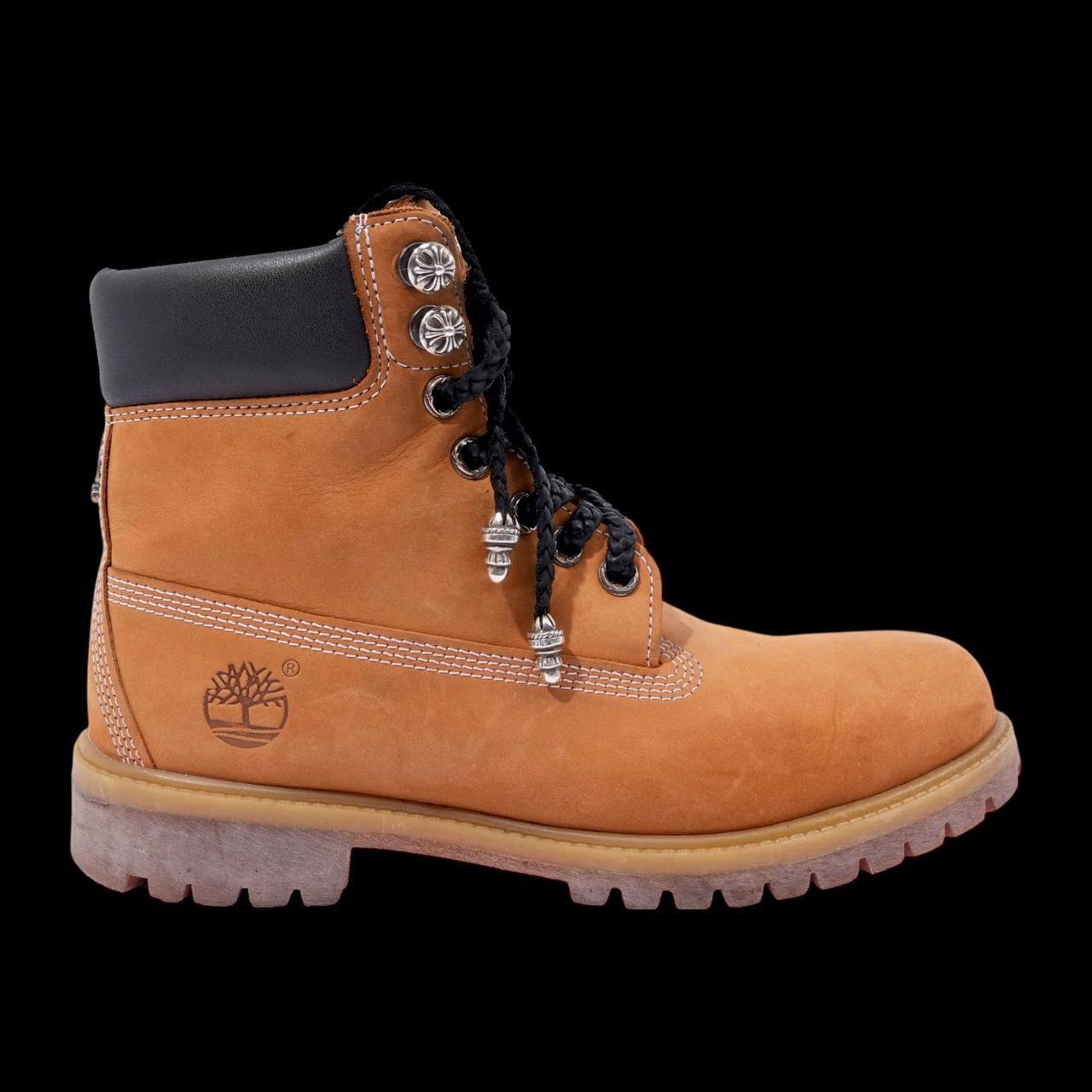 Chrome Hearts x Timberlands Boots (Beige) Bring LA... | Depop