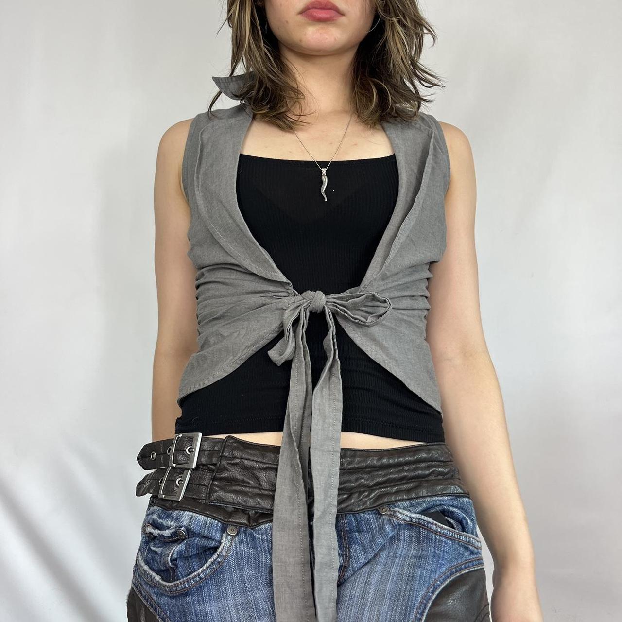 Vintage y2k Cop Copine mini vest Size 36. Fits... - Depop