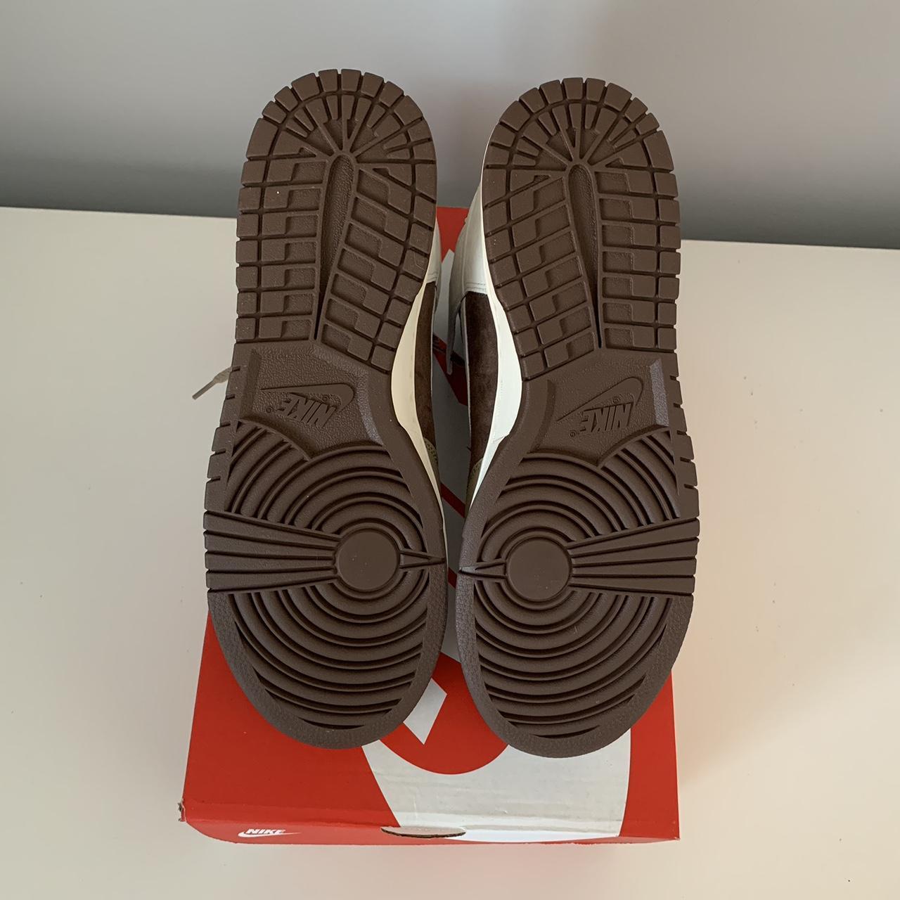 Nike Dunk High Light Chocolate 100% Authentic... - Depop