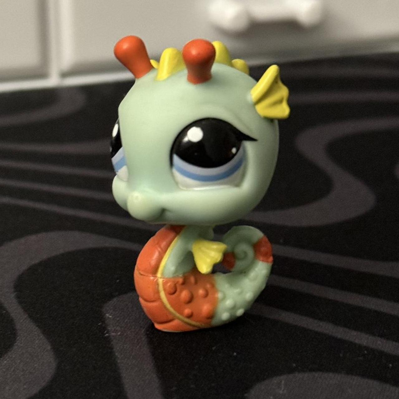 LPS # 1566 🌊 Aqua orange, yellow seashore with blue... - Depop