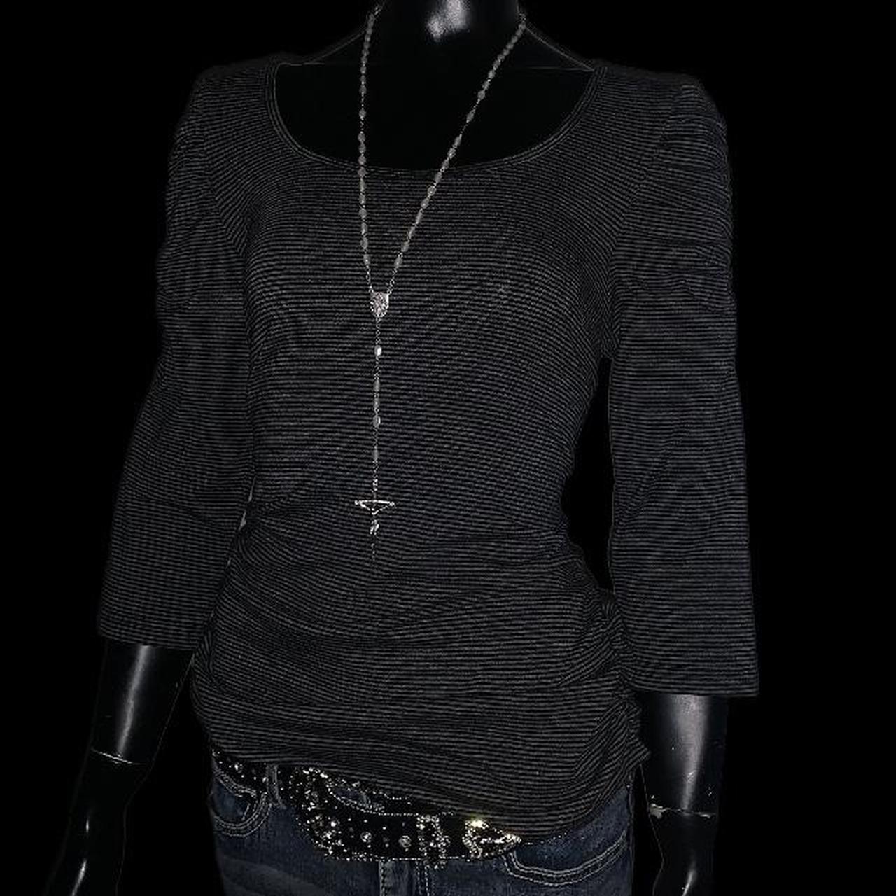 Face off striped emo top Size 12 #grunge #emo - Depop